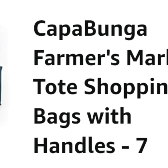 CapaBunga | Kitchen | Capabunga Farmers Market Bag | Poshmark